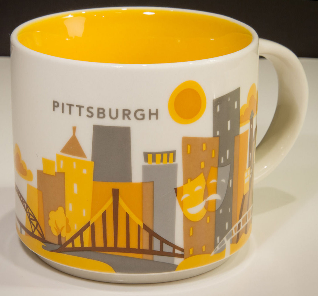 You Are Here – Pittsburgh – Starbucks Mugs