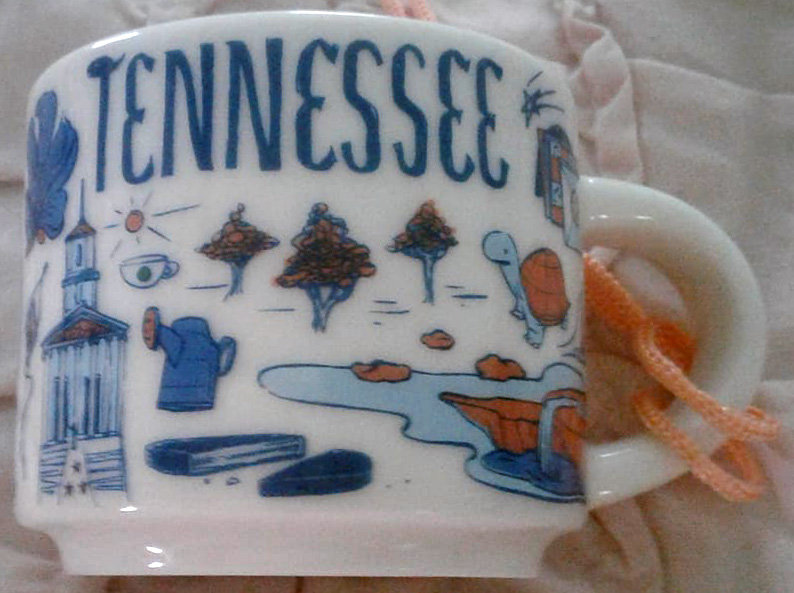 Been There Ornament – Tennessee – Starbucks Mugs