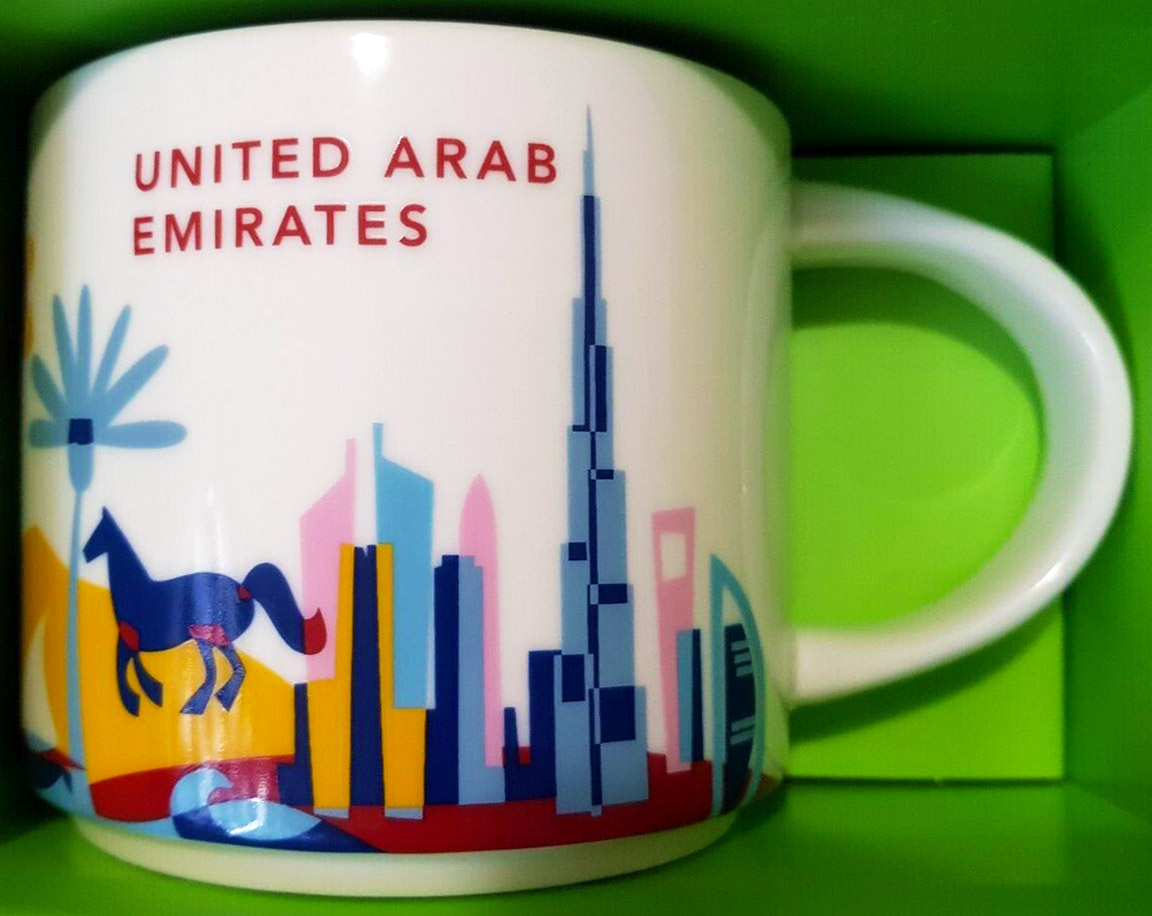 You Are Here – United Arab Emirates – Starbucks Mugs