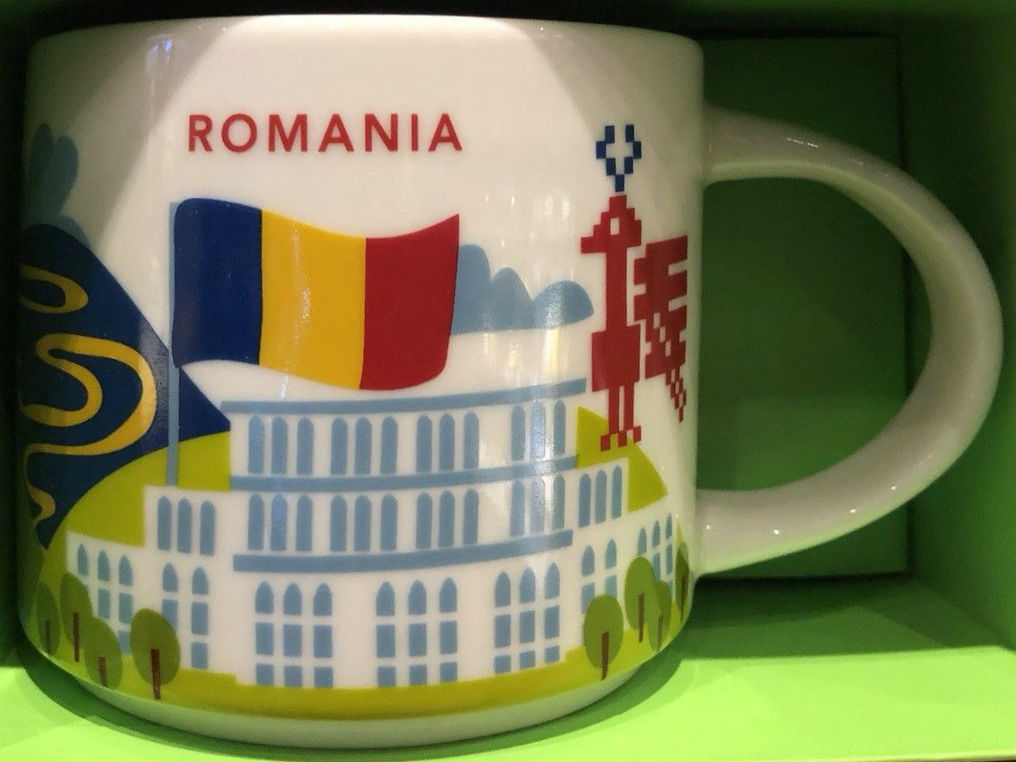 You Are Here – Romania – Starbucks Mugs